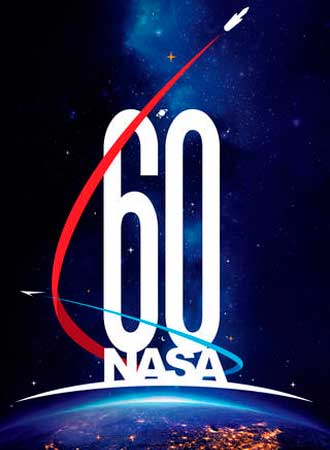 NASA presenta logotipo conmemorativo por 60 aniversario