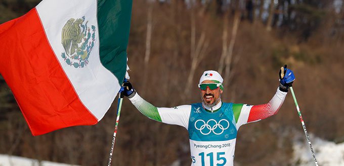 Germán Madrazo, un guerrero azteca que esquió en Pyeongchang