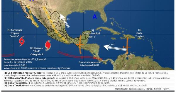 Mantiene Conagua pronóstico de lluvias y fuertes vientos en SLP