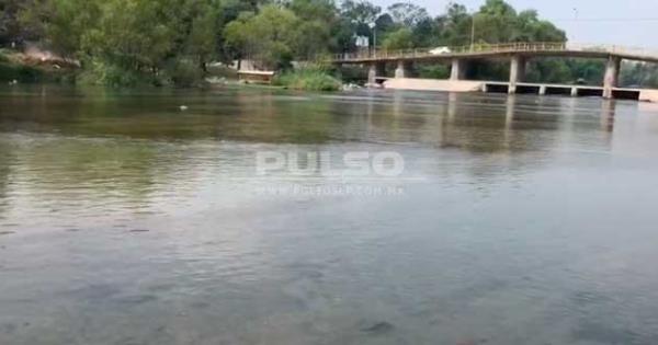 Río Valles, a punto de secarse