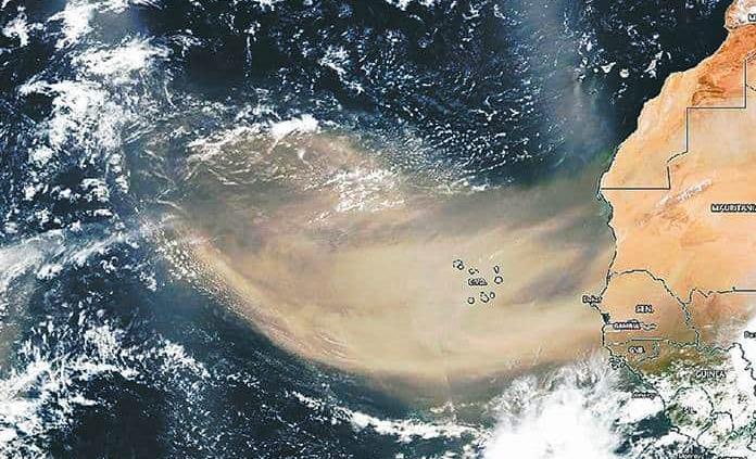 México anticipa la llegada de una nueva nube de polvo del Sahara este sábado