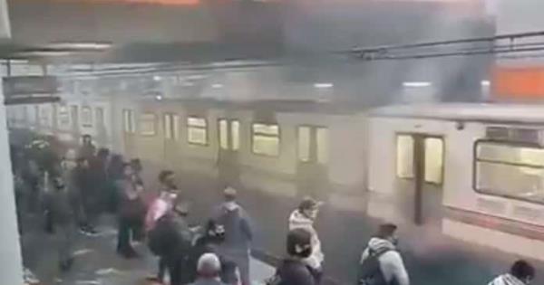 Redes reportan humo en metro Pantitlán; el tren ya fue retirado, explican