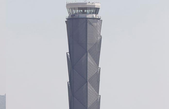 Torre de Control del AIFA inspirada en el Macuahuitl