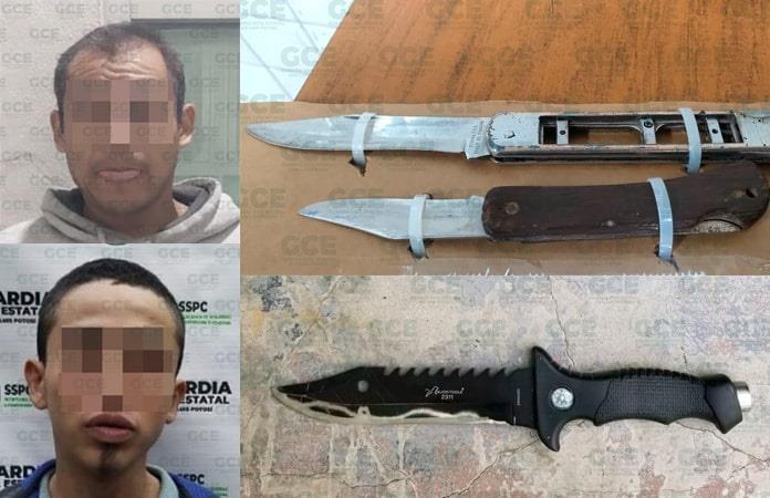 Por Cargar Armas Blancas Sujetos Acaban En La Cárcel
