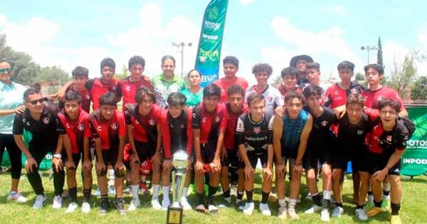 Atlas Sub-15 se corona en eliminatoria estatal