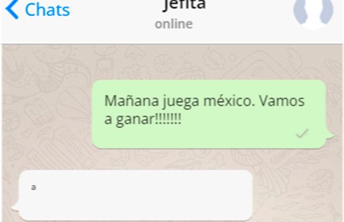 Qué significa la a chiquita en WhatsApp