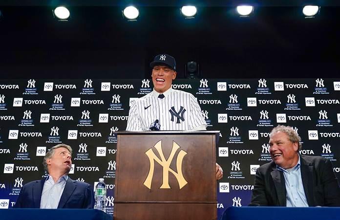 Aaron Judge, orgulloso de poder continuar su legado con los Yanquis