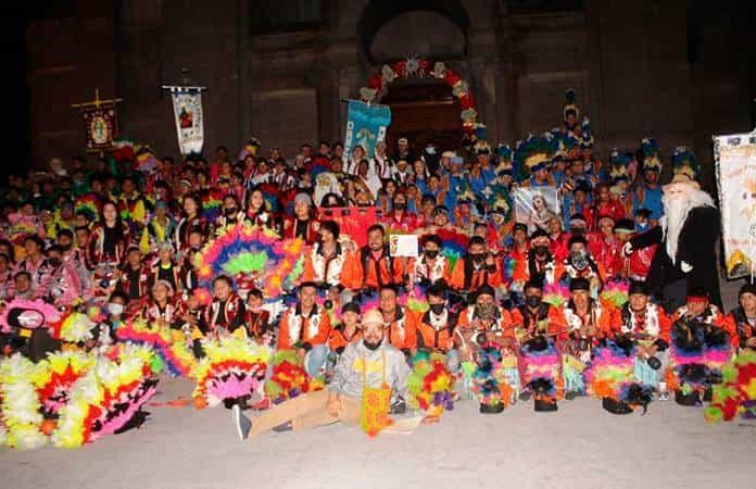 Un éxito, muestra de danza de matachines