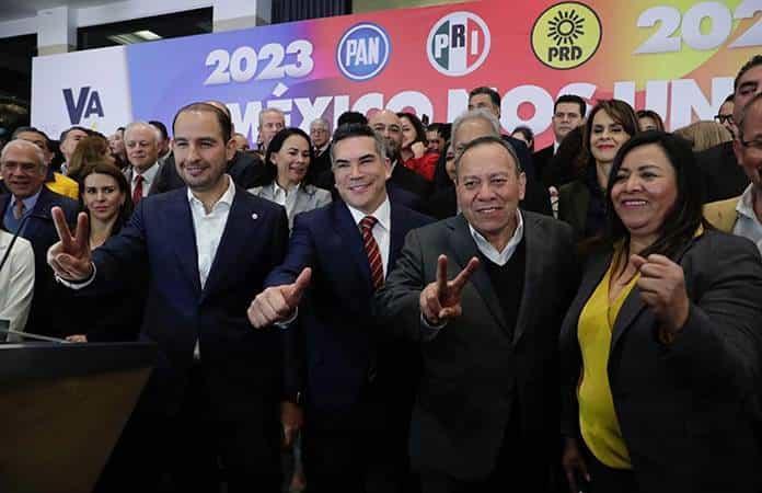 Nueva Alianza va con PRI, PAN y PRD