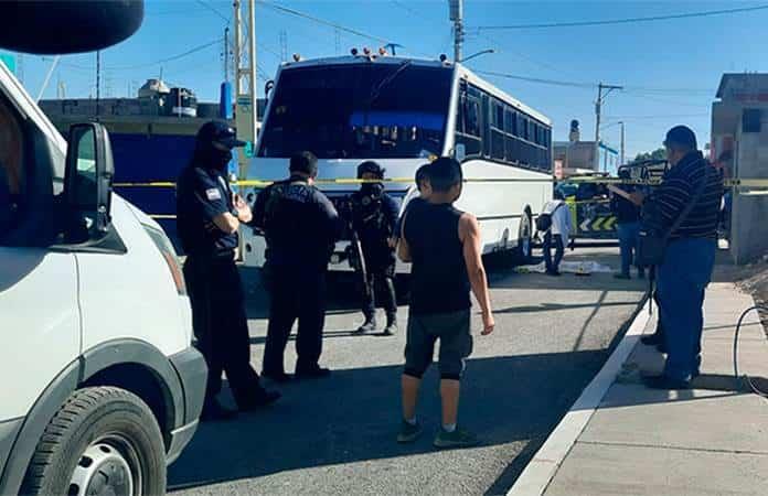 Niña muere atropellada por camión de personal