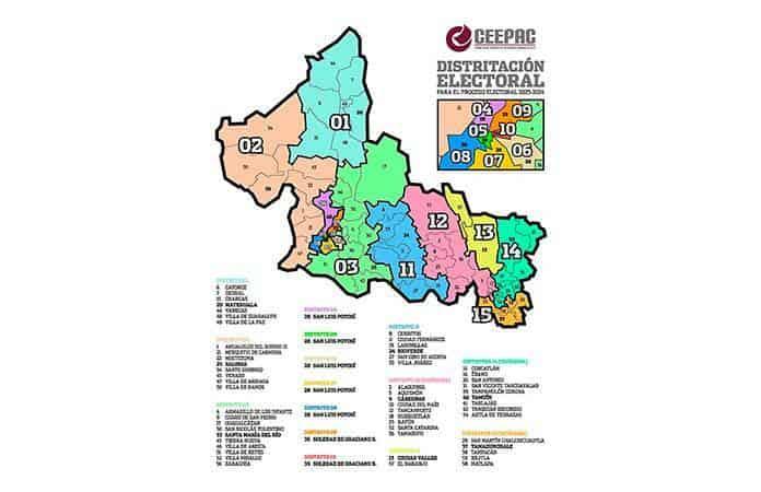 Cambian distritos electorales locales