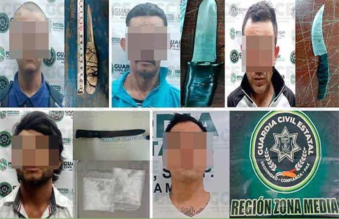Por Cargar Armas Blancas Acaban En La Cárcel