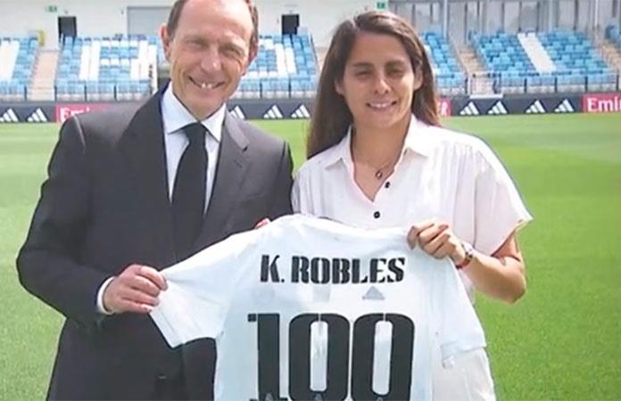 Kenti Robles alcanza los 100 partidos con el Real Madrid