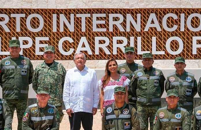 Supervisa AMLO el aeropuerto de Tulum