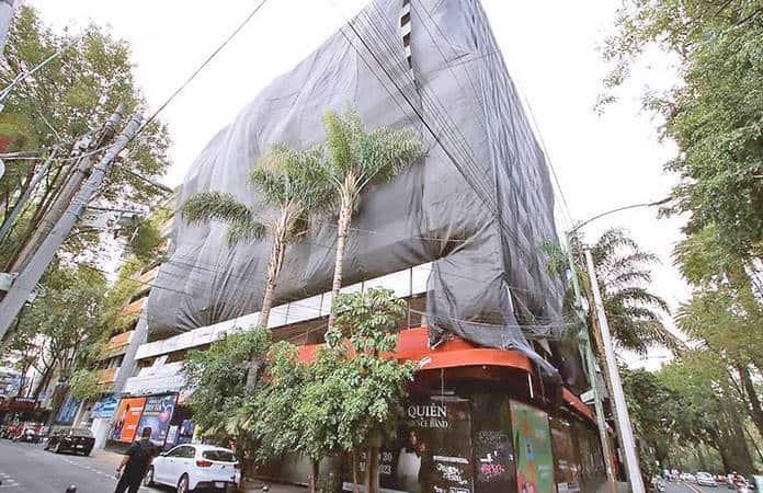 La Plaza Condesa, en proceso de demolición