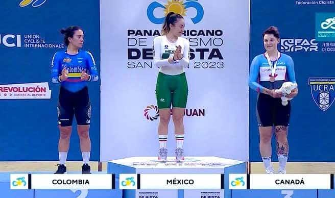 Yareli Acevedo gana en el Campeonato Panamericano de Ciclismo