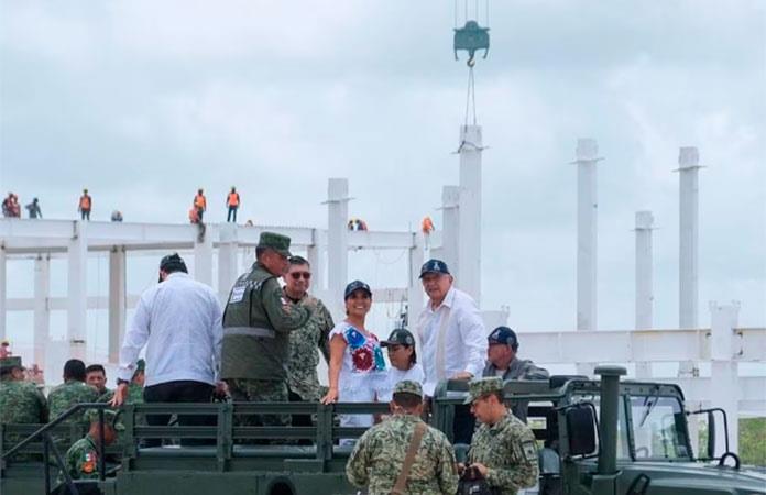 AMLO supervisa construcción del Aeropuerto Internacional de Tulum