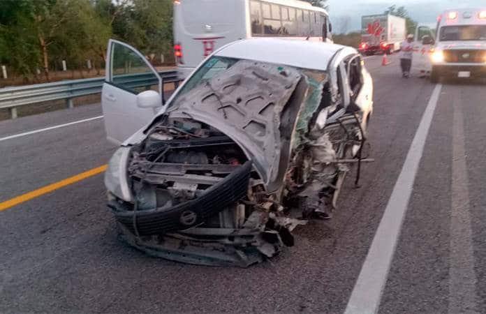 Un muerto en choque en libramiento Valles-Tamuín