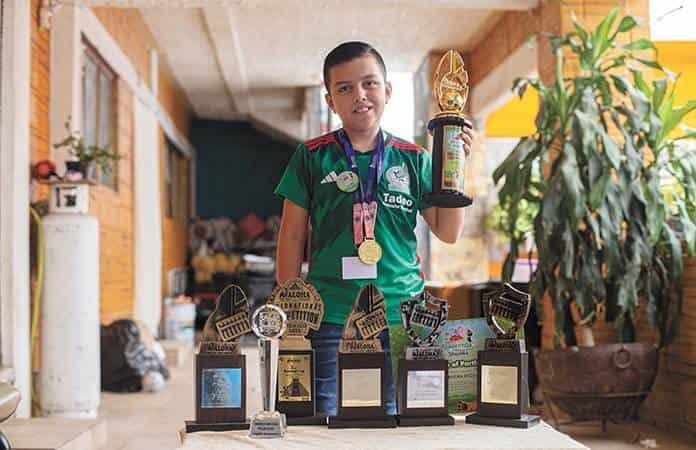 Tadeo Rivera, campeón de cálculo mental