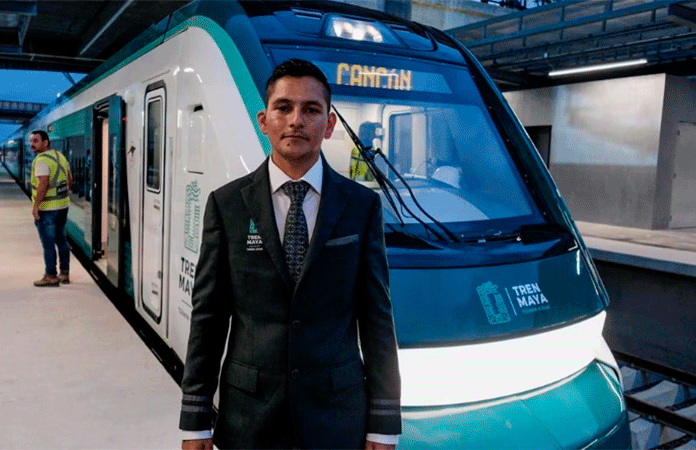 Inauguración del Tren Maya: Jesús, el conductor del primer recorrido