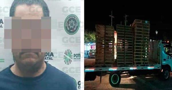 Hampón pretendió hurtar 82 tarimas