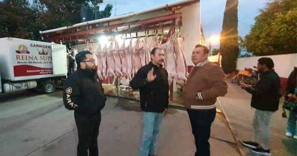 Alcalde realiza inspección en el Rastro Municipal