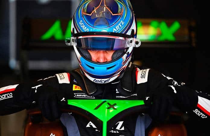 Test de Joss Garfias en Fórmula 3