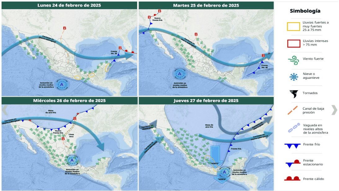 Tolvaneras y Altas Temperaturas en San Luis Potosí