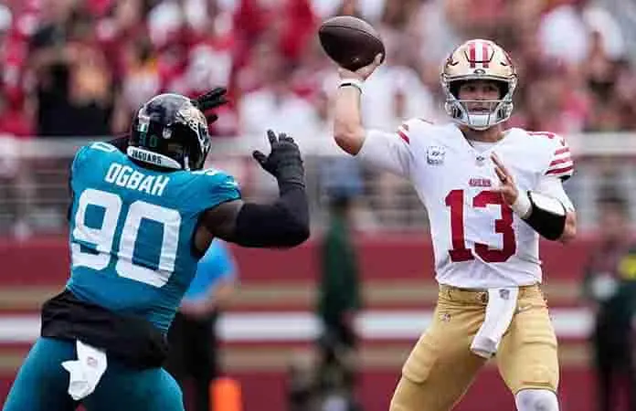 Purdy, fuera por 3er. juego seguido