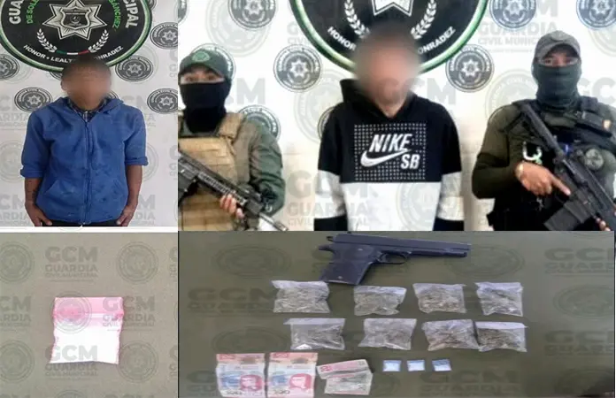 Capturan a par de objetivos criminales en Soledad