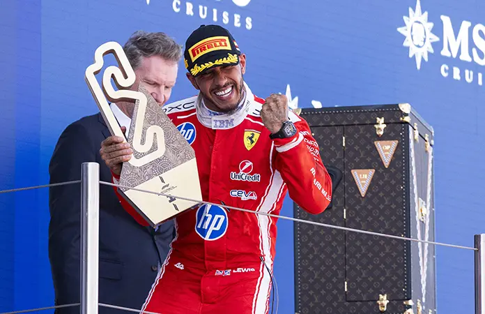 Hamilton gana GP de España