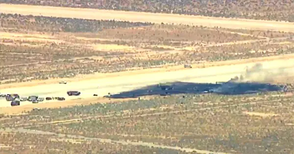 Accidente B-52 en Base Edwards de Fuerza Aérea