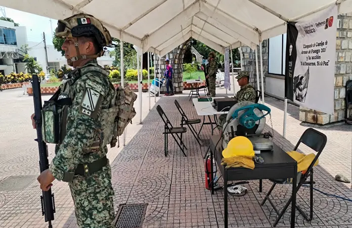 Continuará módulo de canje de armas
